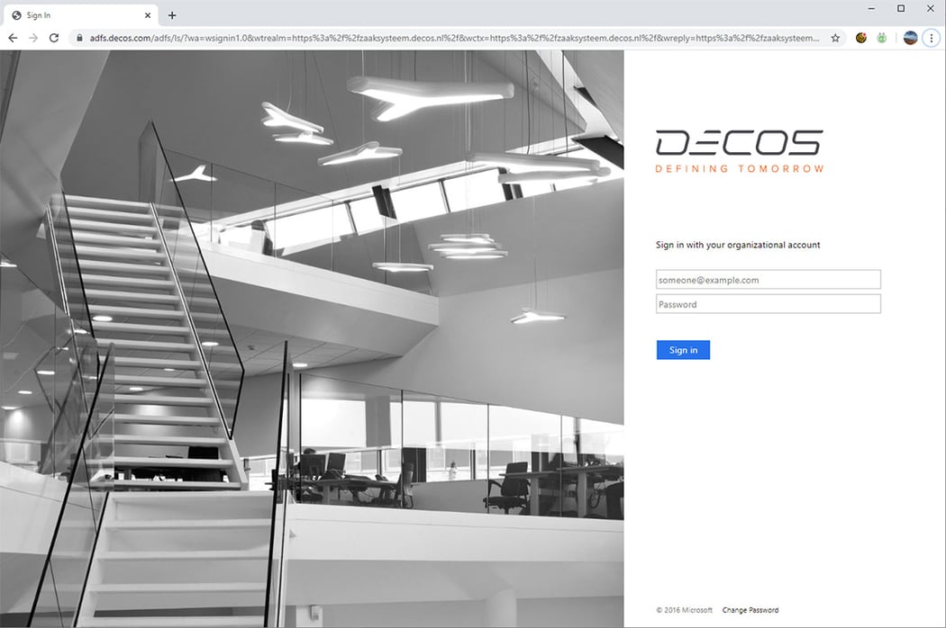 Single sign-on in JOIN - Decos
